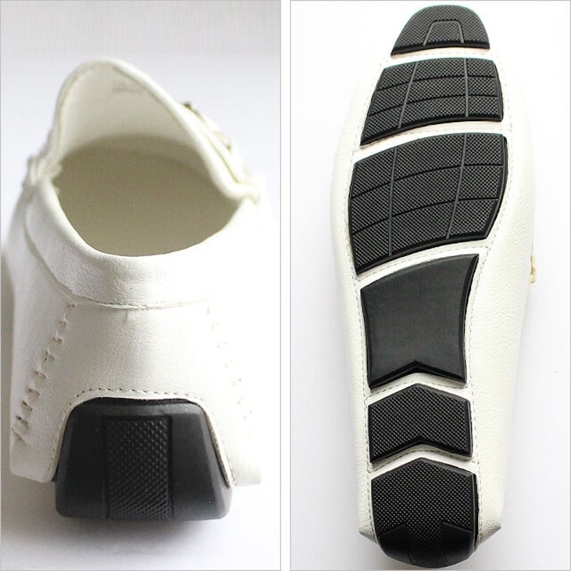 albino select】 モカシン風ビット付きフェイクレザー albino select】 モカシン風ビット付きフェイクレザー