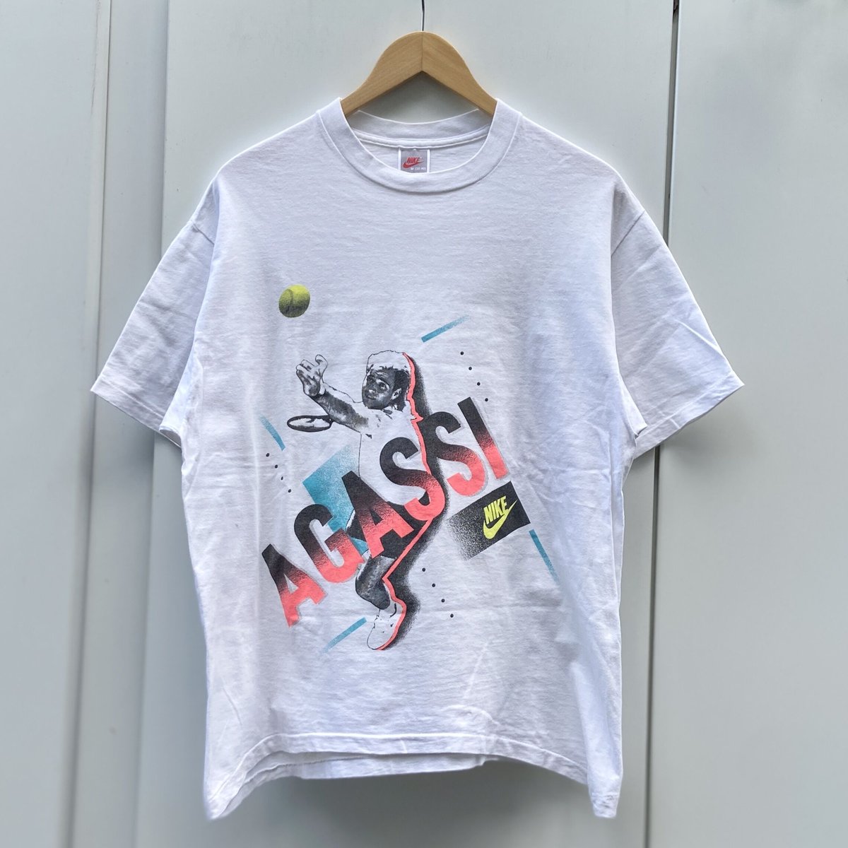 NIKE/ナイキアンドレアガシ Tシャツ 90年前後 Made In USA (USED NIKE/ナイキアンドレアガシ Tシャツ 90年前後 Made In USA (USED