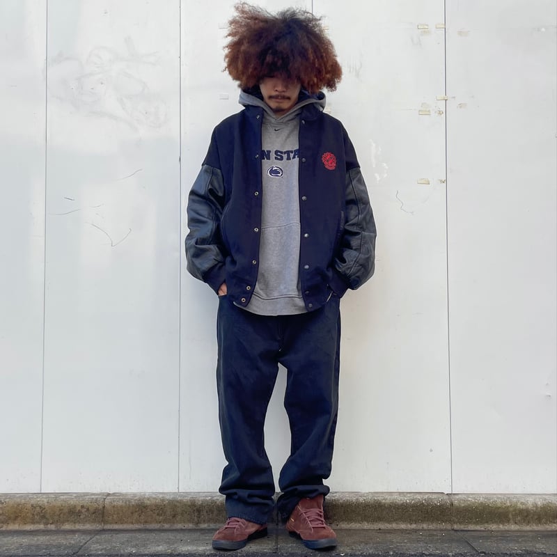 KINSMEN KINETTE/キンズマン レザー袖バーシティジャケット 90 KINSMEN KINETTE/キンズマン レザー袖バーシティジャケット 90