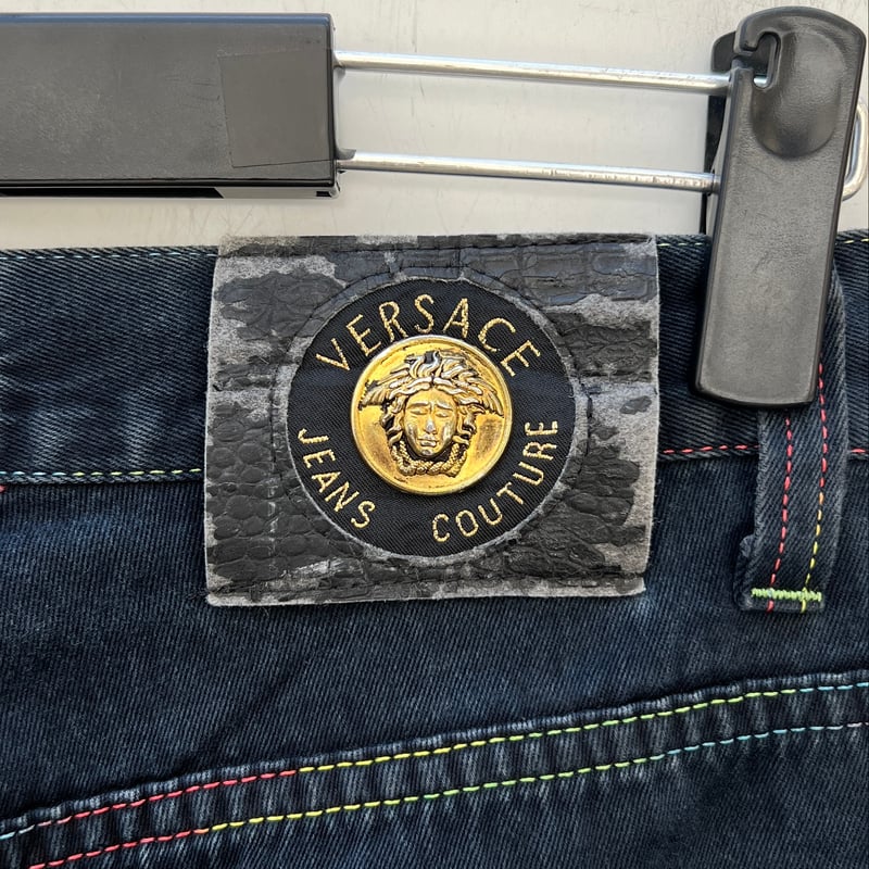 VERSACE/ベルサーチ ブラックジーンズ 90年代 Made in ITALY VERSACE/ベルサーチ ブラックジーンズ 90年代 Made in ITALY