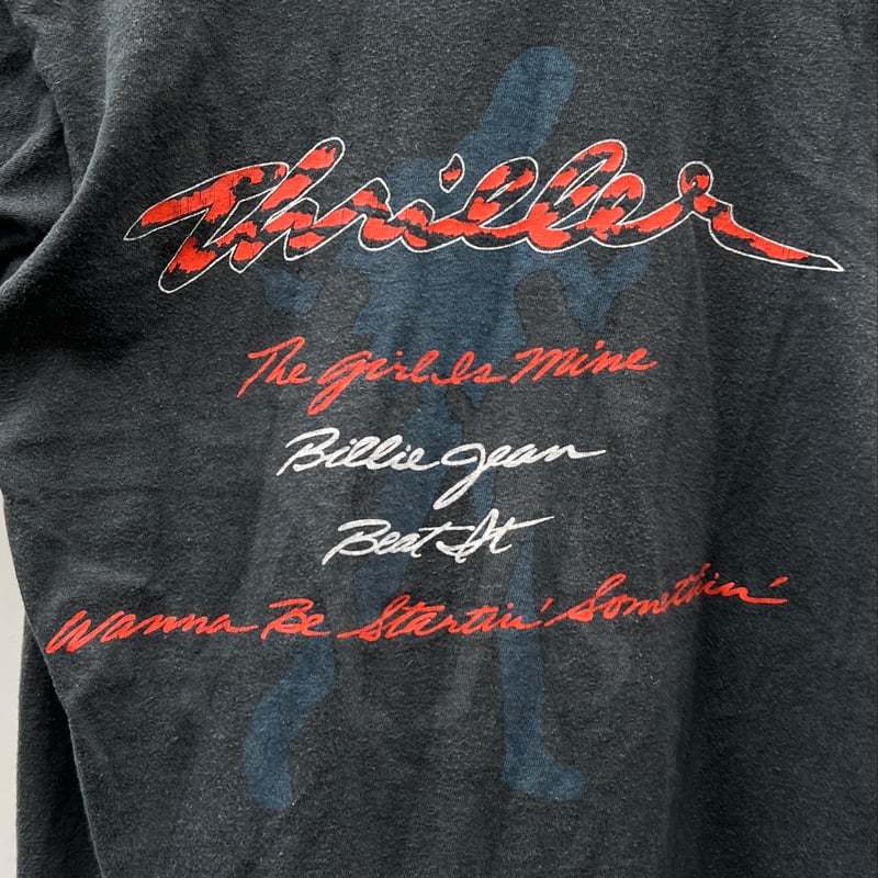 MICHEL JACKSON/マイケルジャクソン Thriller Tシャツ 80年代 Mad MICHEL JACKSON/マイケルジャクソン Thriller Tシャツ 80年代 Mad