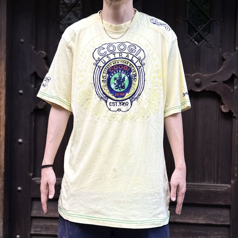 COOGI/クージー 刺繍ロゴTシャツ 2000年前後 (USED) | chameleon COOGI/クージー 刺繍ロゴTシャツ 2000年前後 (USED) | chameleon