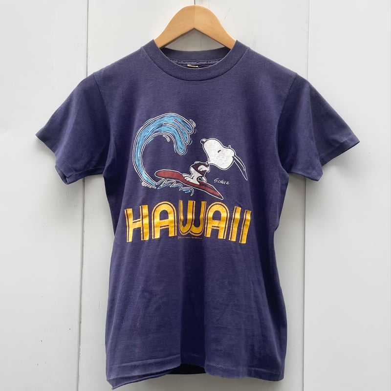 SNOOPY/スヌーピー HAWAII プリントTシャツ 80年代 (USED) | cham SNOOPY/スヌーピー HAWAII プリントTシャツ 80年代 (USED) | cham