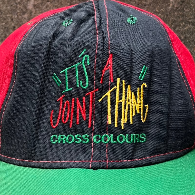 CROSS COLOURS/クロスカラーズ マルチカラー キャップ 90年代 CROSS COLOURS/クロスカラーズ マルチカラー キャップ 90年代