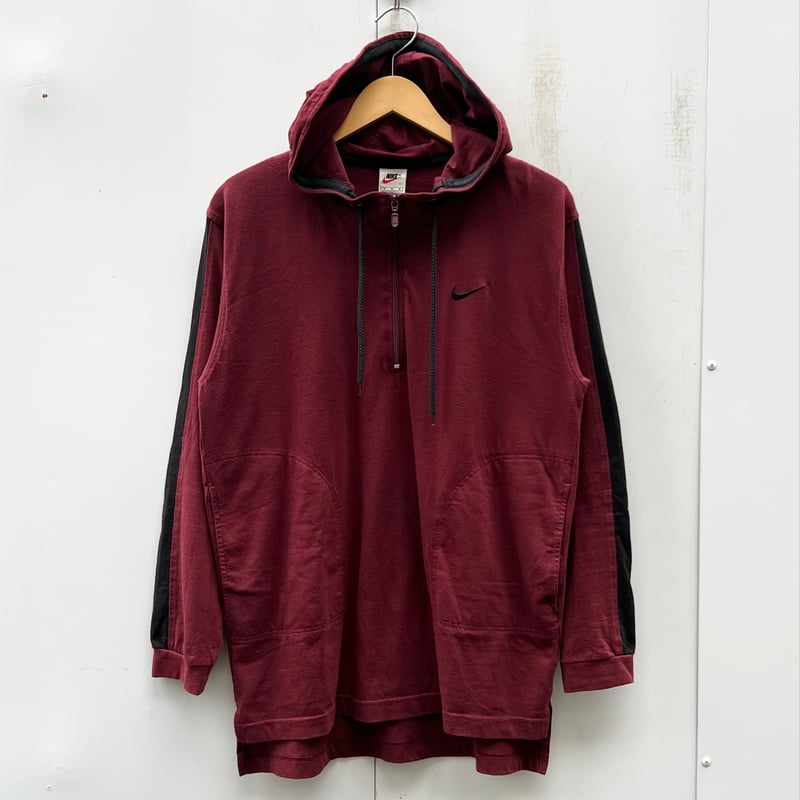 NIKE/ナイキ ハーフジップ フード付き ロンT 90年代 (USED NIKE/ナイキ ハーフジップ フード付き ロンT 90年代 (USED