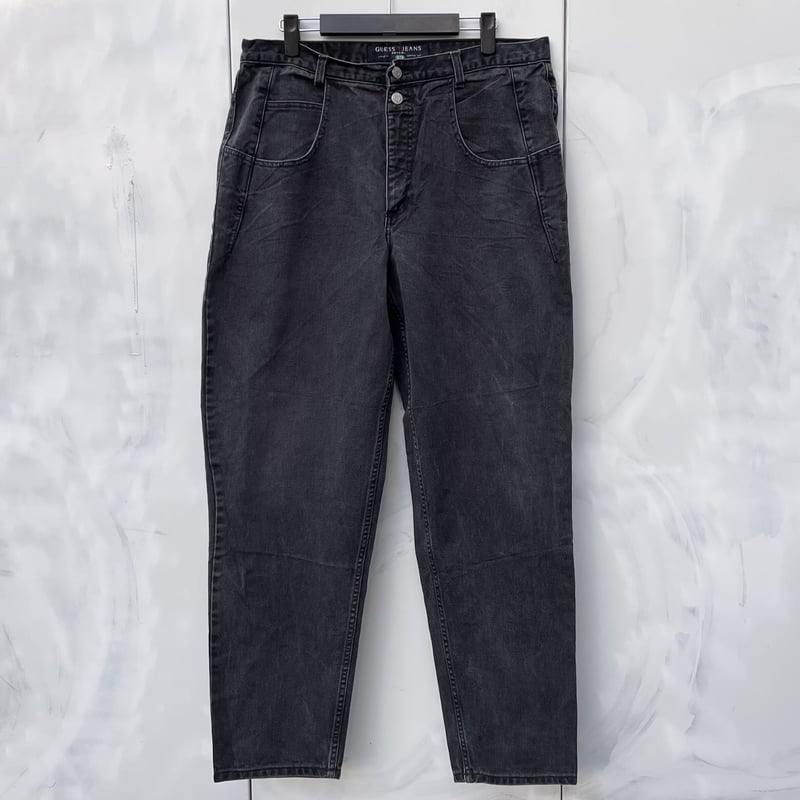 GUESS/ゲス ブラックデニムジーンズ 90年代 (USED) | chameleon GUESS/ゲス ブラックデニムジーンズ 90年代 (USED) | chameleon