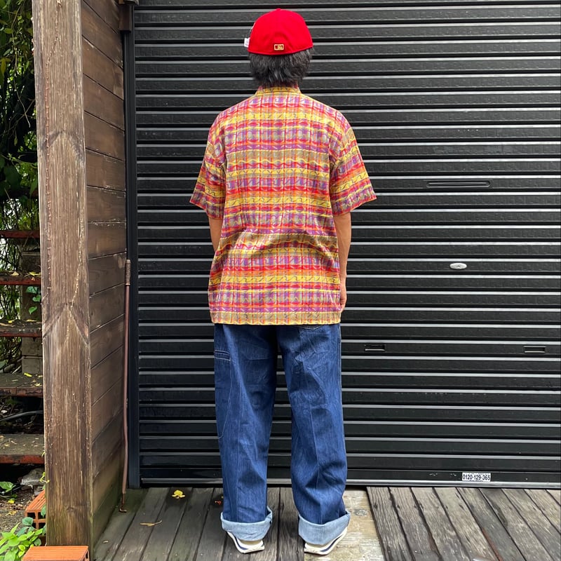 MISSONI/ミッソーニ ジャガード柄 半袖シャツ 00年代 Made In MISSONI/ミッソーニ ジャガード柄 半袖シャツ 00年代 Made In