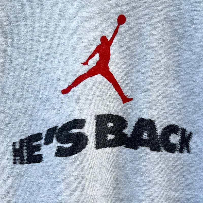 NIKE JORDAN/ナイキ ジョーダン HE'S BACK スウェット 90年代 NIKE JORDAN/ナイキ ジョーダン HE'S BACK スウェット 90年代