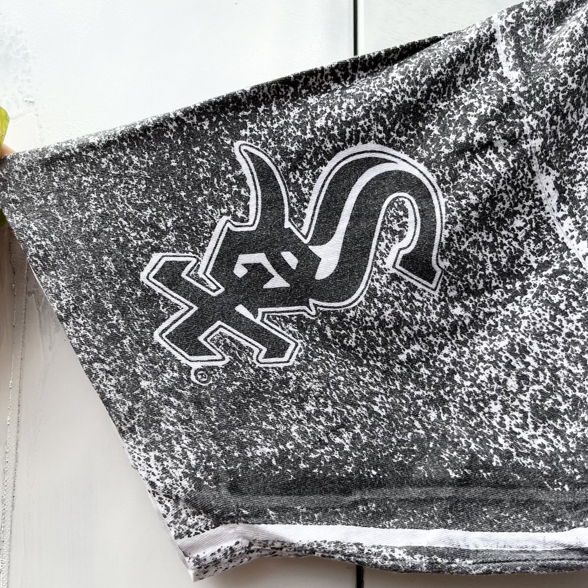 MLB WHITE SOX/セーラム シカゴホワイトソックス 総柄Tシャツ 91 MLB WHITE SOX/セーラム シカゴホワイトソックス 総柄Tシャツ 91