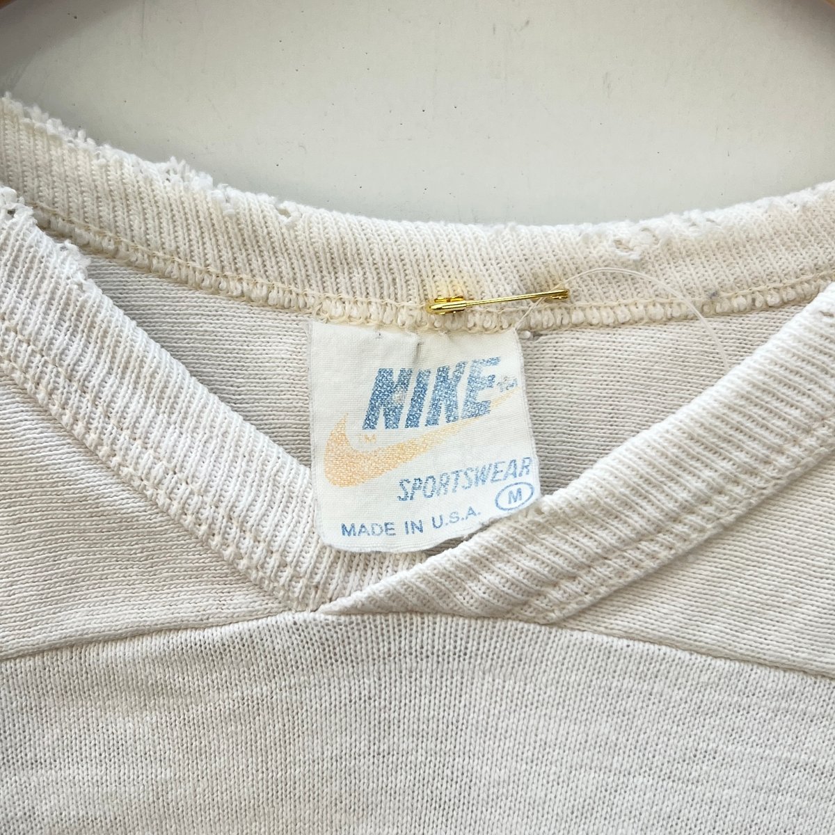 NIKE/ナイキ ゴツロゴフットボールTシャツ 80年前後 Made in USA NIKE/ナイキ ゴツロゴフットボールTシャツ 80年前後 Made in USA