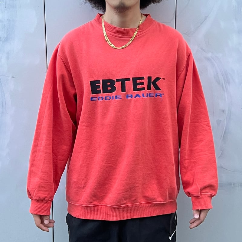 EDDIE BAUER EBTEK/エディーバウアー ロゴスウェット 2000年前後 EDDIE BAUER EBTEK/エディーバウアー ロゴスウェット 2000年前後