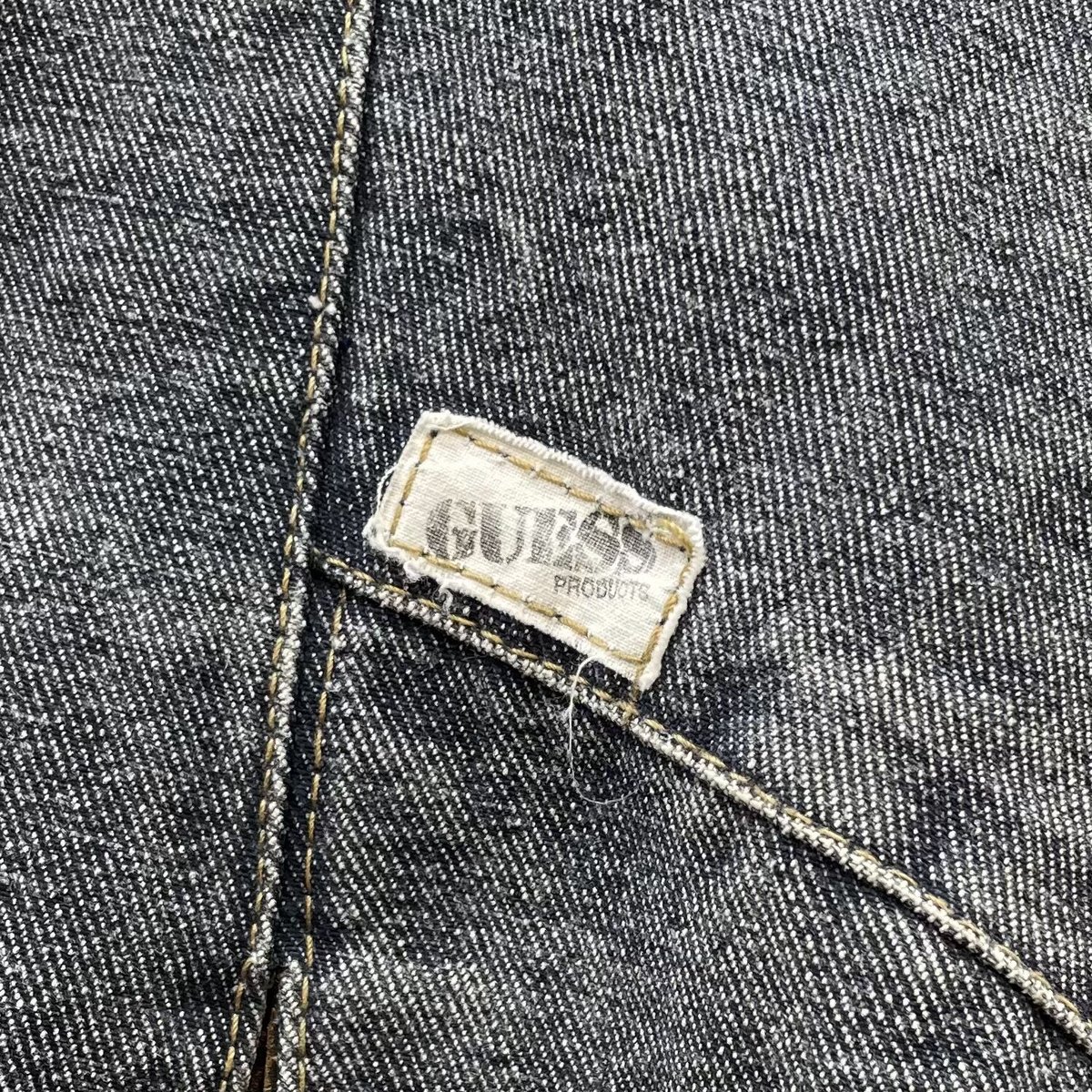 GUESS/ゲス レザー切り替えダブル Gジャン 90年代 Made in USA GUESS/ゲス レザー切り替えダブル Gジャン 90年代 Made in USA