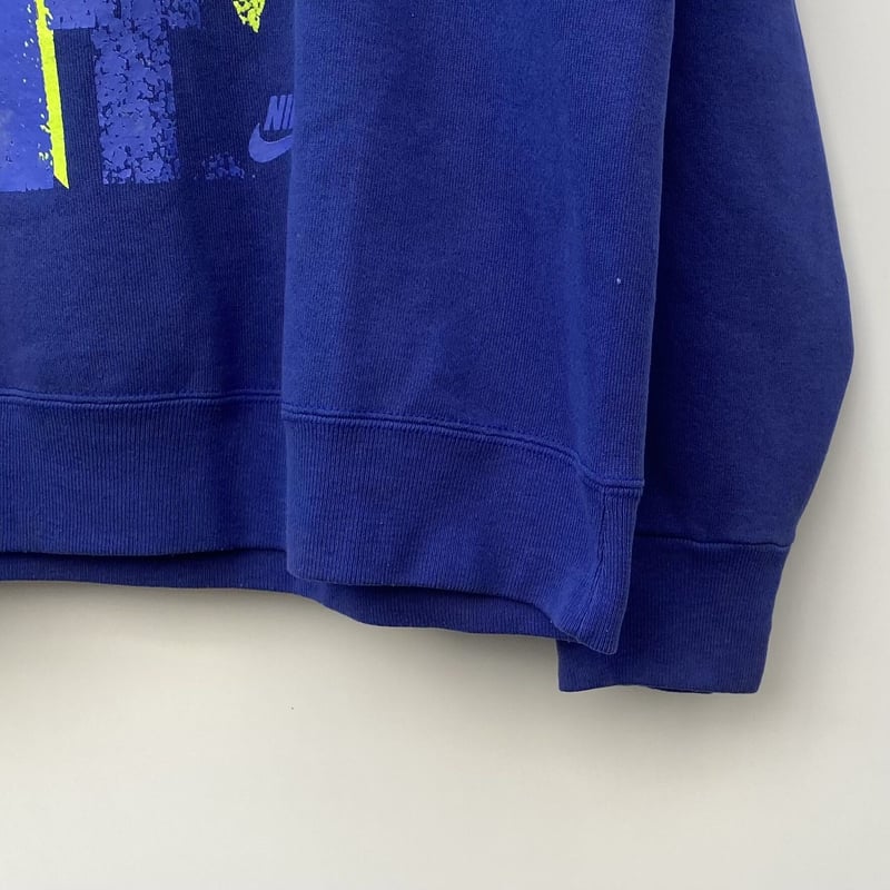 NIKE/ナイキ JUST DO ITロゴスウェット 90年前後 銀タグ Made In NIKE/ナイキ JUST DO ITロゴスウェット 90年前後 銀タグ Made In