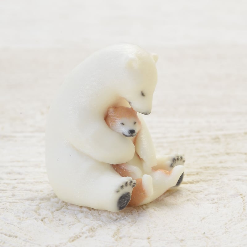 しろくまフィギュア(だっこ) | 11020 Lab しろくまフィギュア(だっこ) | 11020 Lab