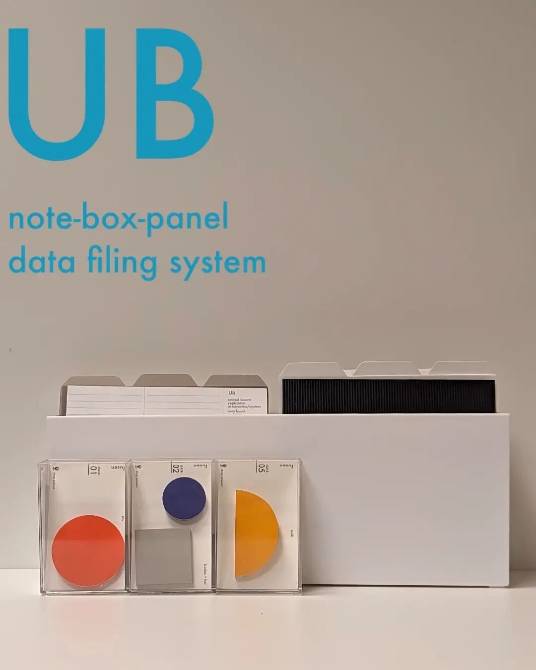 2024 UB data filing system 3 storage boxes + di...