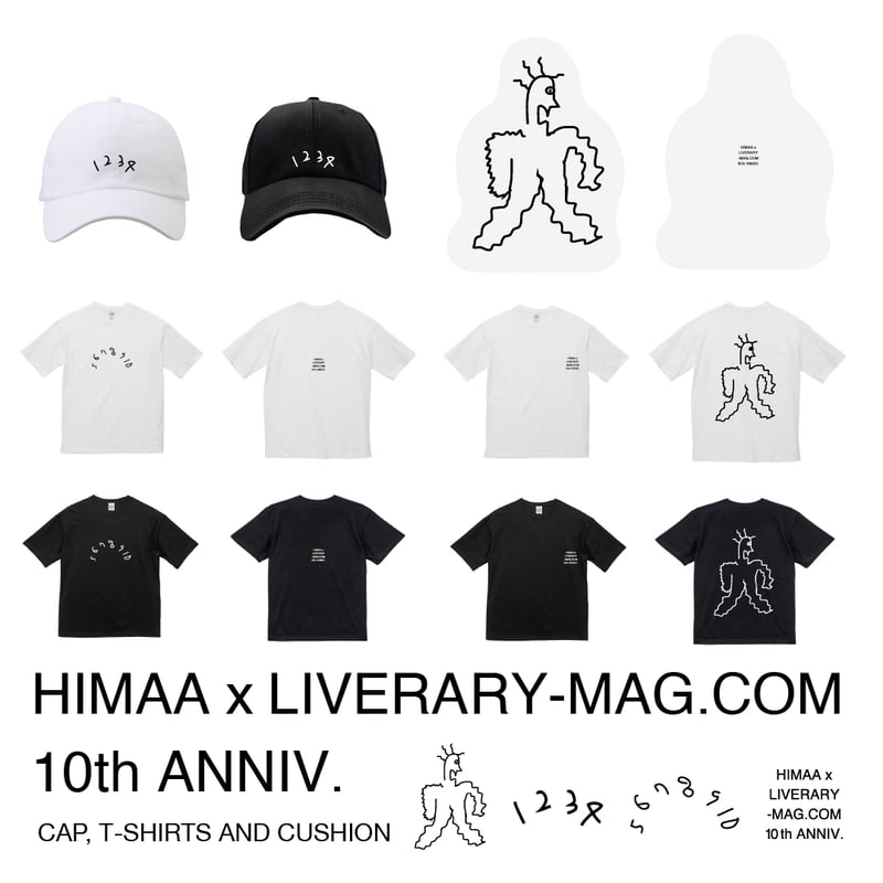ステッカー付き【平山昌尚/HIMAA】x【LIVERARY】10thANNIV.GOODS ステッカー付き【平山昌尚/HIMAA】x【LIVERARY】10thANNIV.GOODS