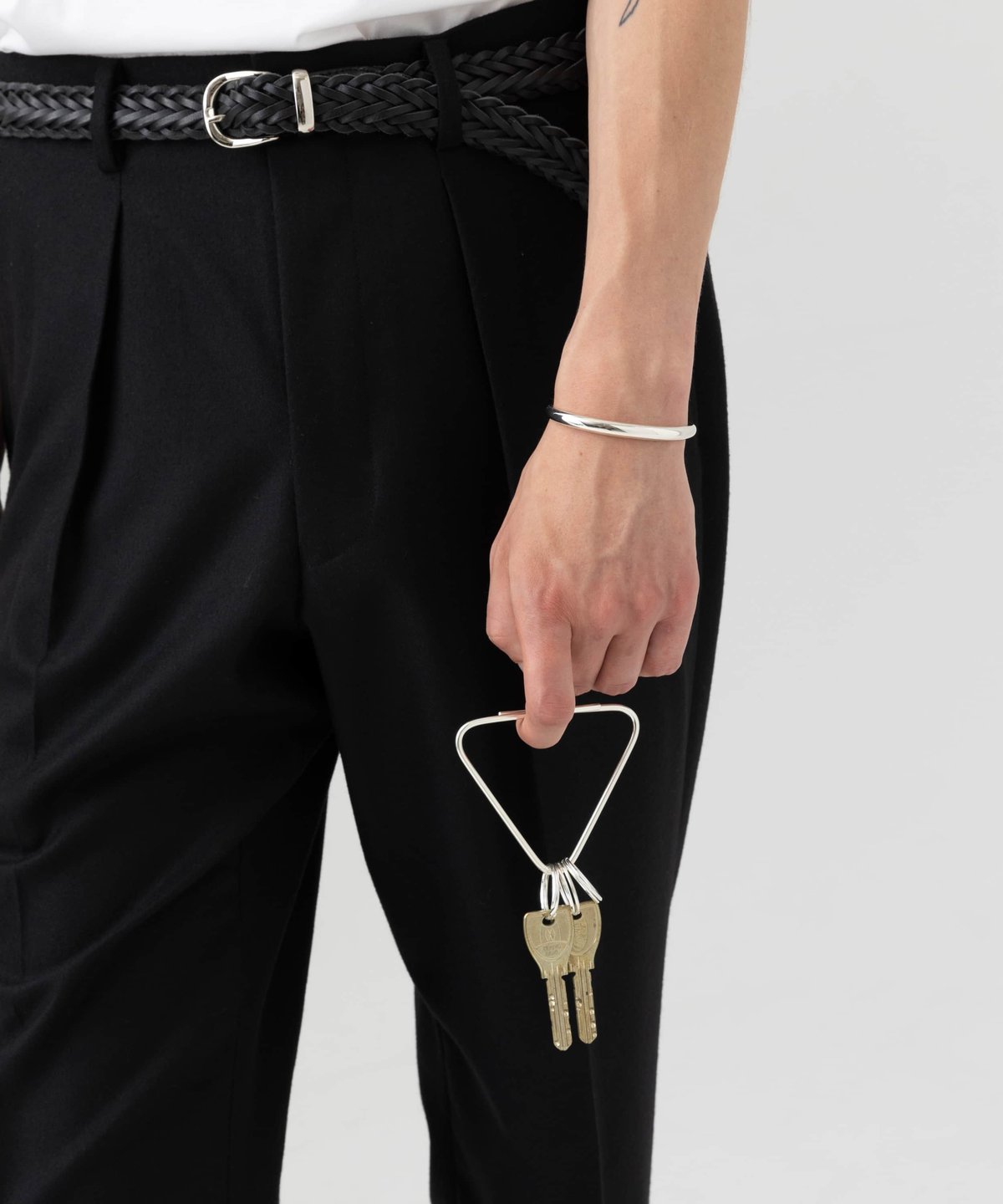 OX JEWELRy Triangle Key Ring | MB -there is a r...