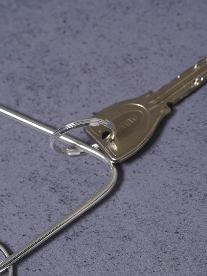 OX JEWELRy Triangle Key Ring | MB -there is a r...