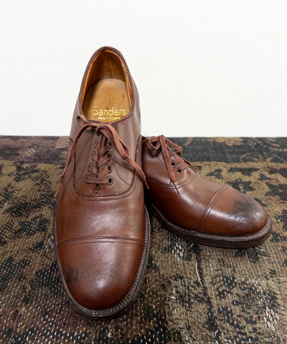 1990 British Army Service Shoes by Sanders. ( U...