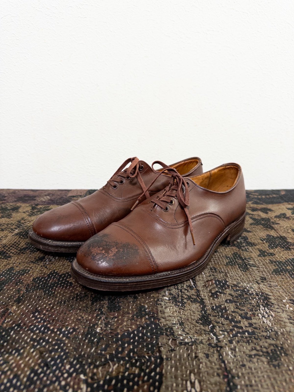 1990 British Army Service Shoes by Sanders. ( U...