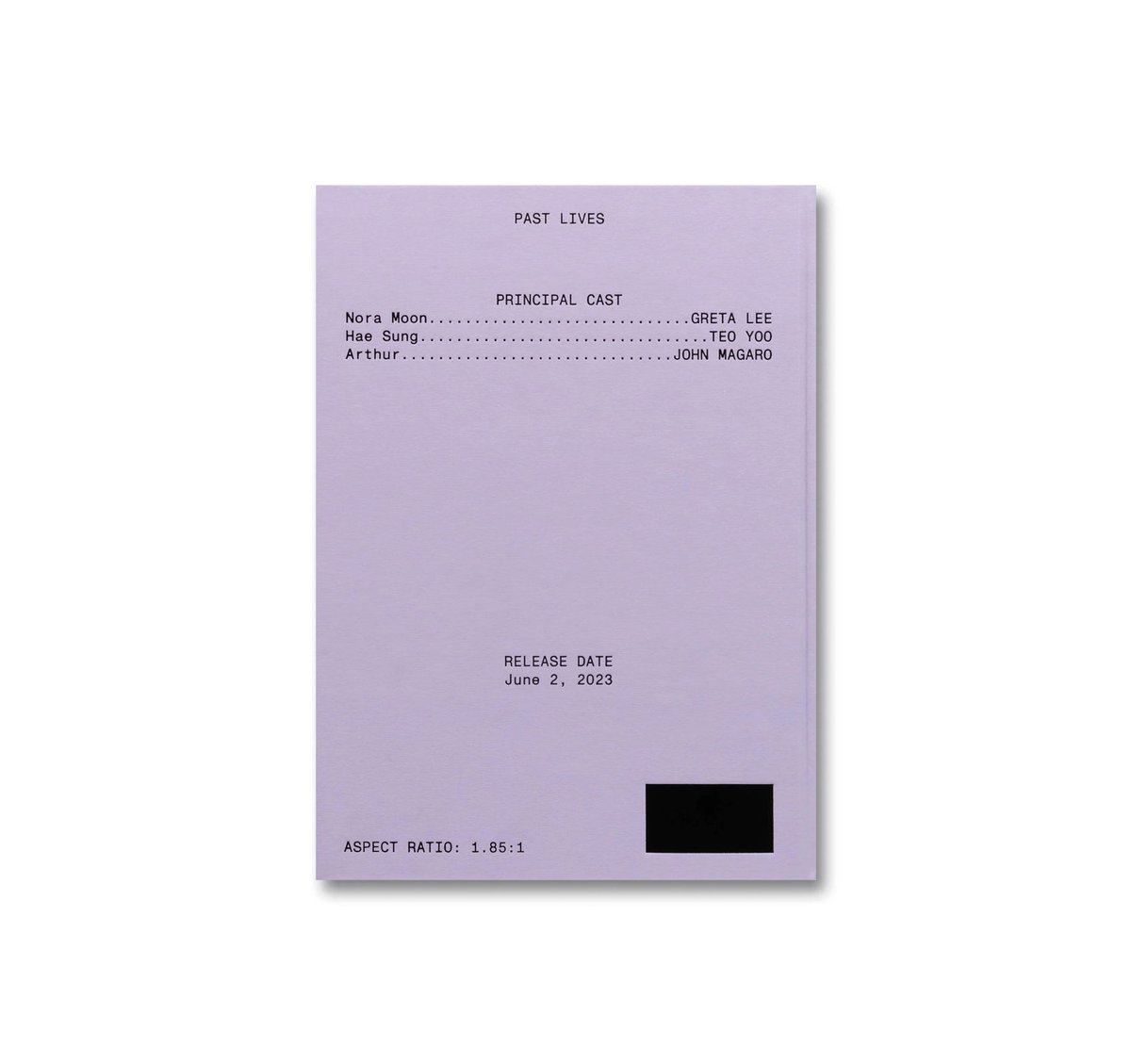 PAST LIVES SCREENPLAY BOOK by Celine Song | 誠光社...