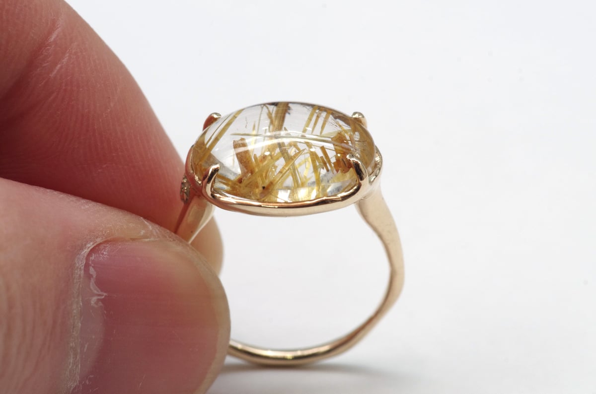 moss ring ルチルクォーツ | Fillyjonk ONLINE STORE moss ring ルチルクォーツ | Fillyjonk ONLINE STORE