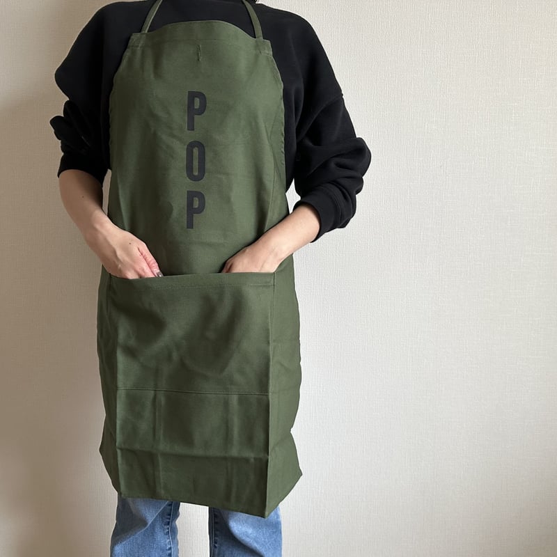 ADULT APRON DR(GRN)9 “POP“”APRON ※今回の販売をもって生産 ADULT APRON DR(GRN)9 “POP“”APRON ※今回の販売をもって生産