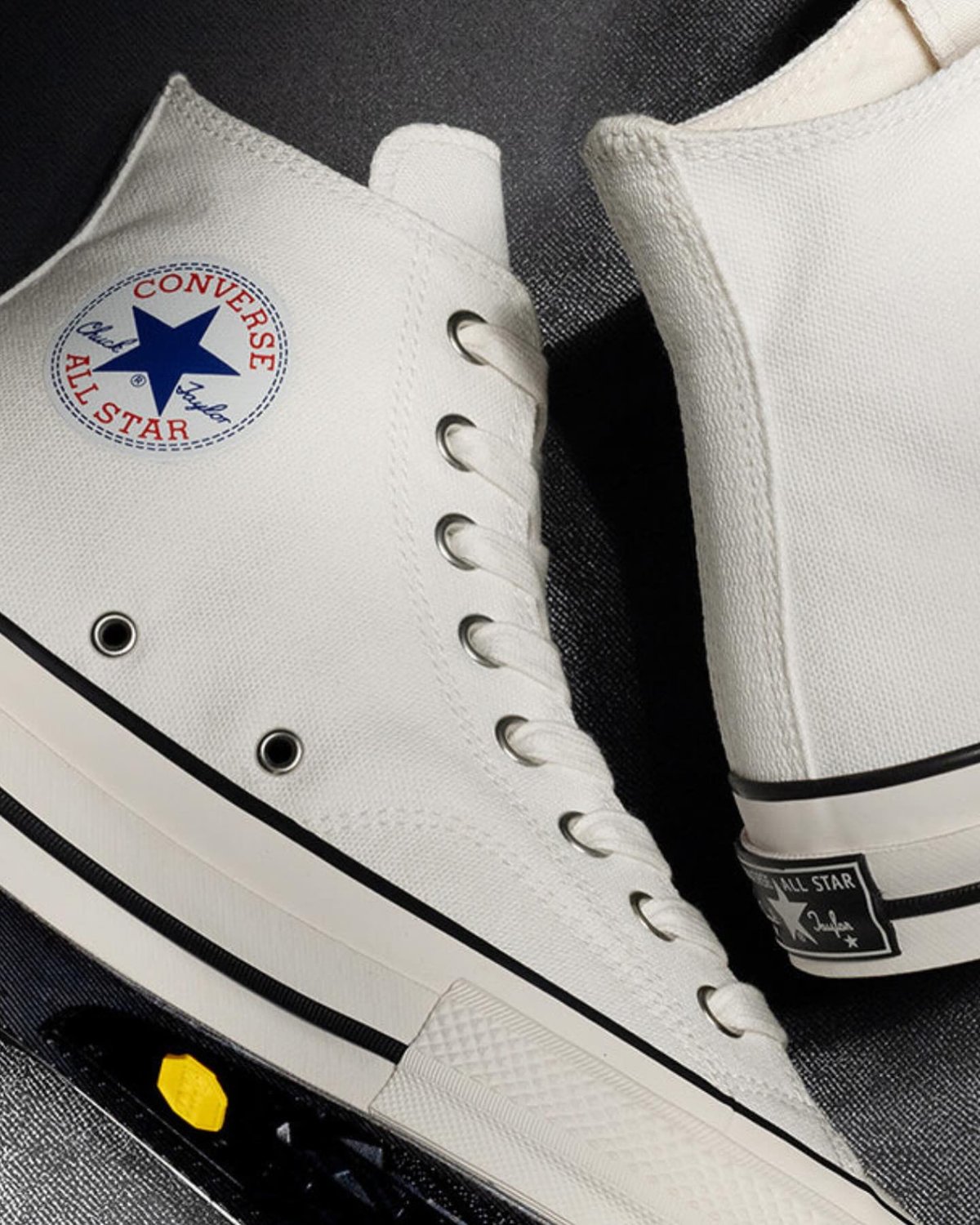 converse addict Chuck Tyler canvas Hi （WHITE）
