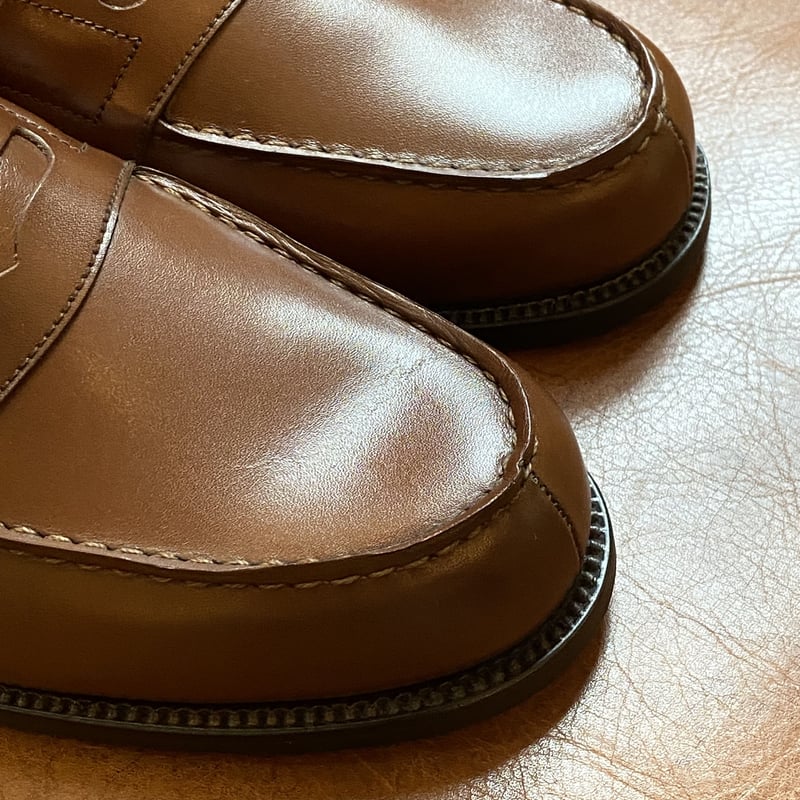 J.M.Weston Signature loafer #180 TAN BROWN size J.M.Weston Signature loafer #180 TAN BROWN size