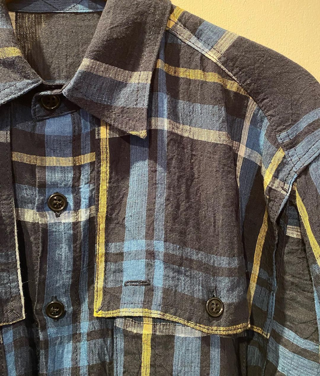 kenneth field -FIELD SHIRTS-（LINEN PLAIDS） | cr...