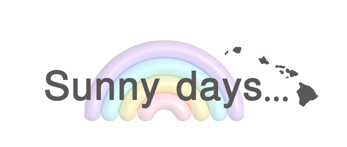 NEWS | Sunny days...