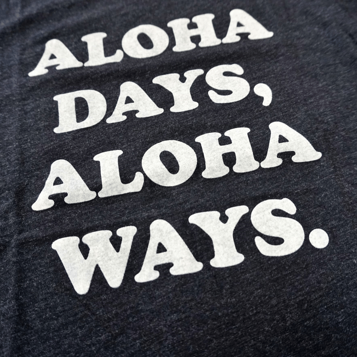 ハワイ Short Stack Hawaii ALOHA DAYS Tシャツ チャコールグレー...