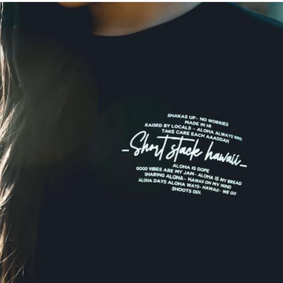 ハワイ Short Stack Hawaii ALOHA BASED GOODS ロングTシャ...