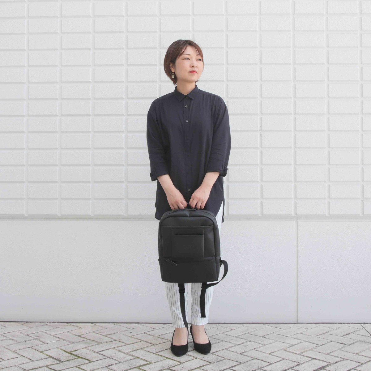 E058 デイパック / ブラック | FUKUNARY