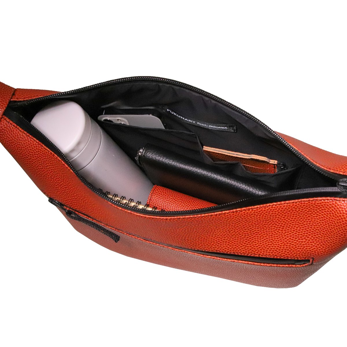 M115 ジップショルダー ブラウン | FUKUNARY