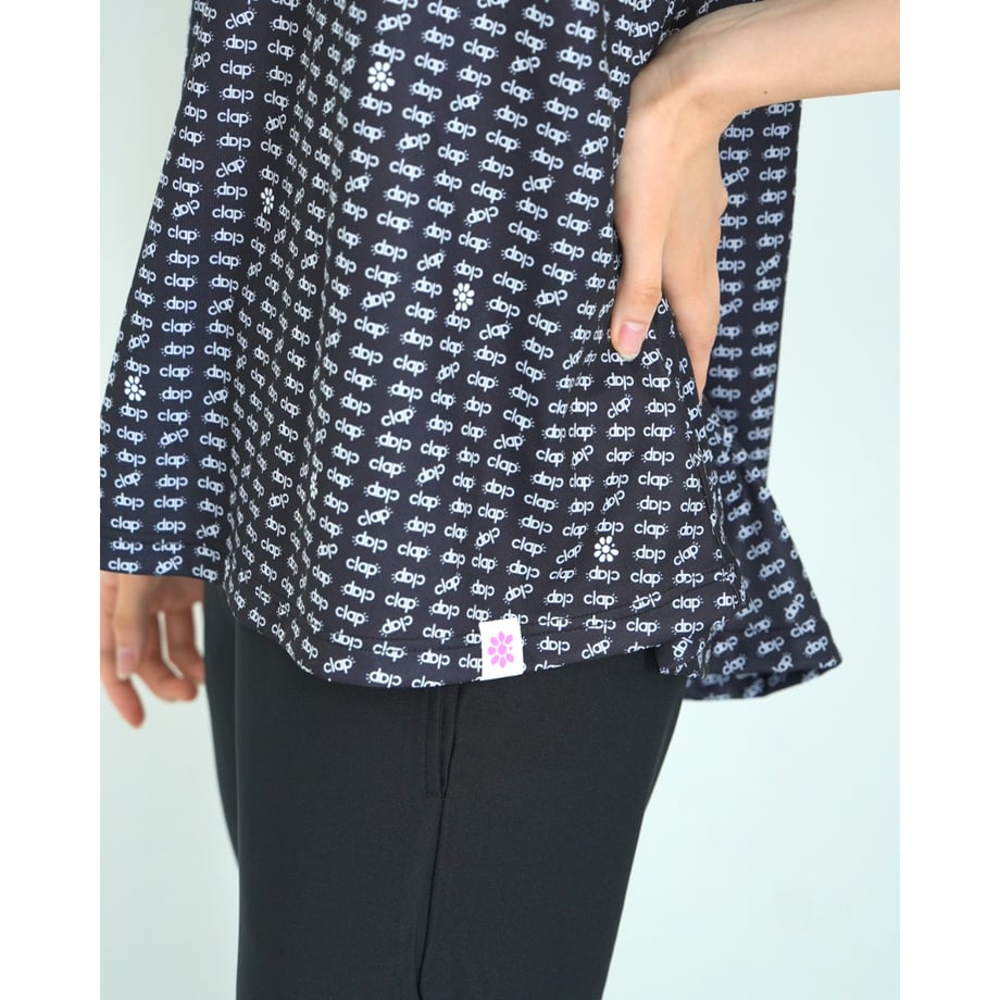 （CLAP）ALL CLAP LOGO FLEAR TANK ブラック | フィットネスウェア...