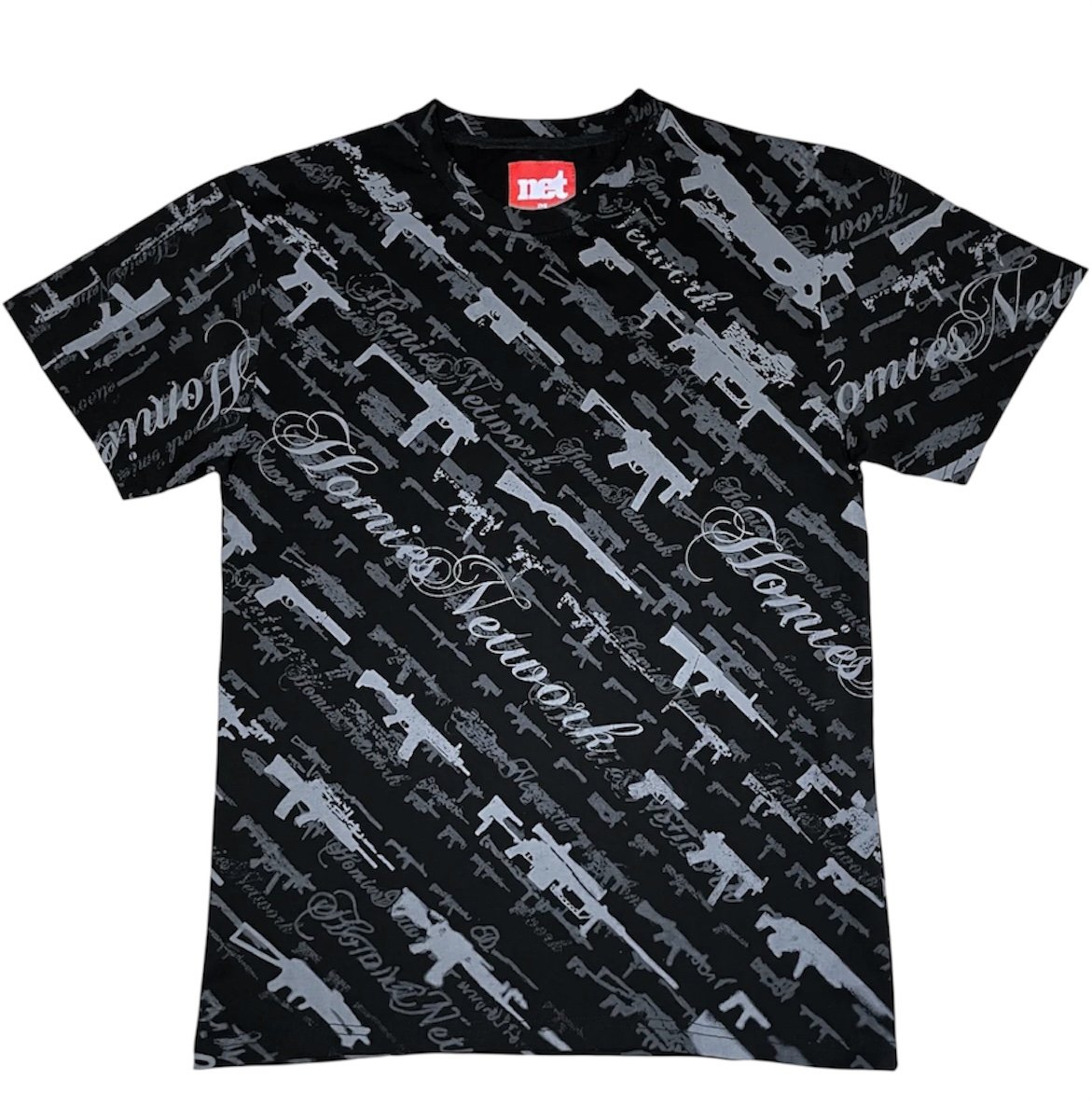 HOMIES NETWORK GUN TEE BLACK | PROV ONLINE STORE