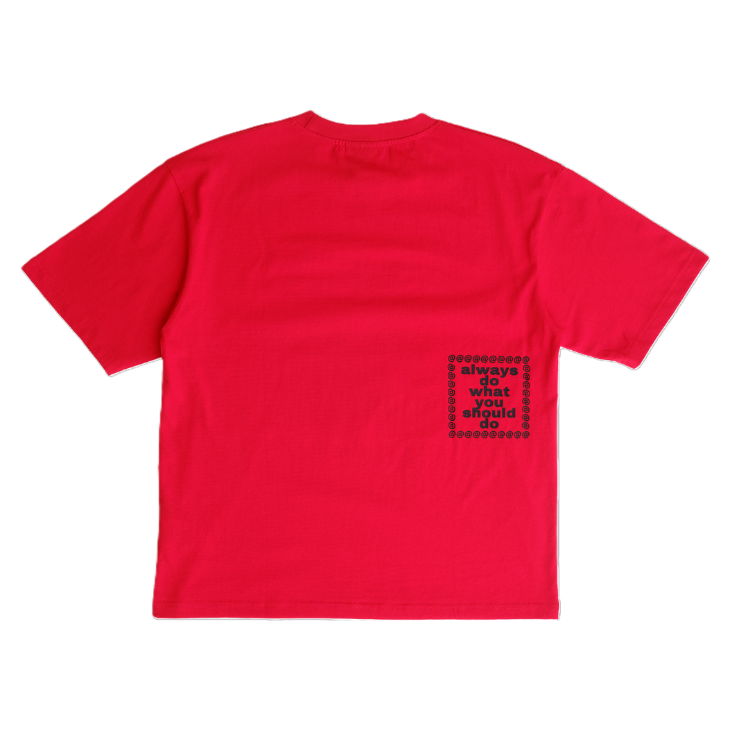 ALWAYS FANNING TEE RED | PROV ONLINE STORE