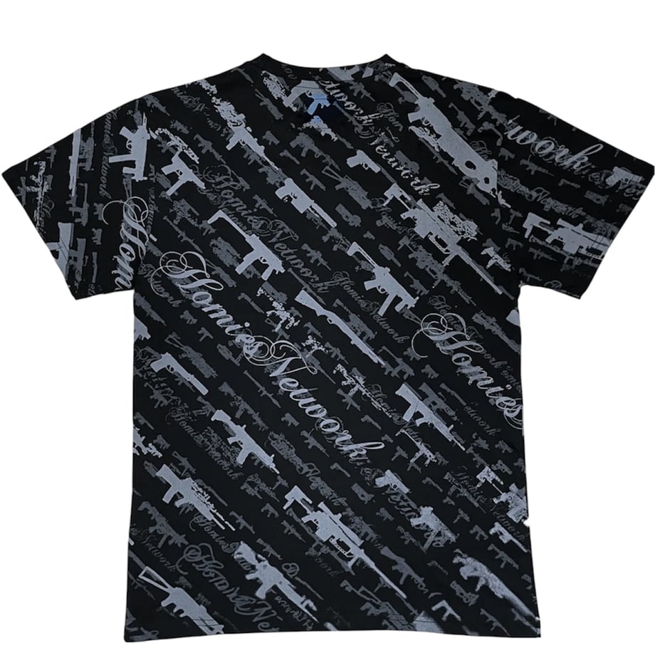 HOMIES NETWORK GUN TEE BLACK | PROV ONLINE STORE