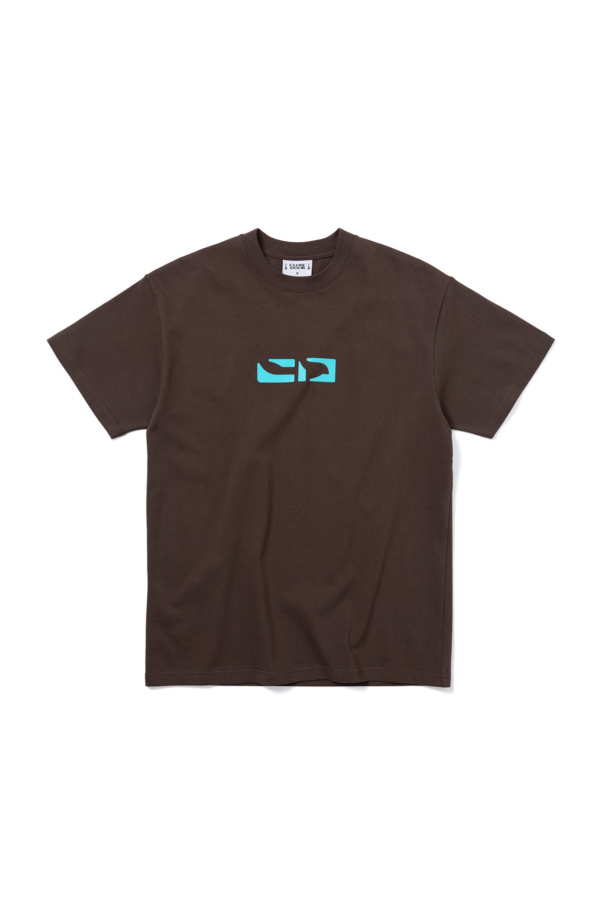 CLOSE DOOR CLOSE TEE BROWN | PROV ONLINE STORE