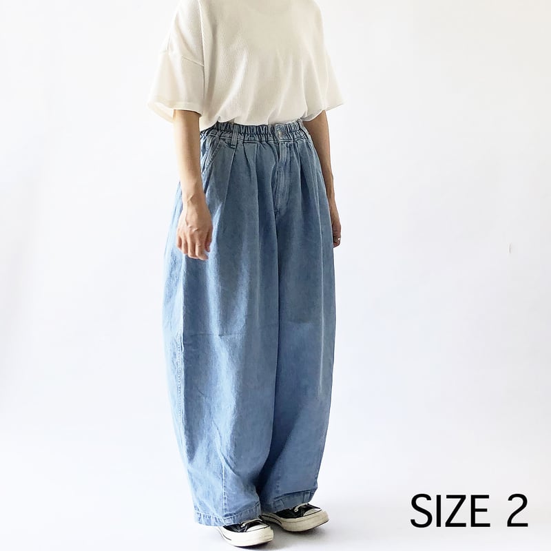 DENIM CIRCUS PANTS デニムサーカスパンツ / ライトブルー DENIM CIRCUS PANTS デニムサーカスパンツ / ライトブルー