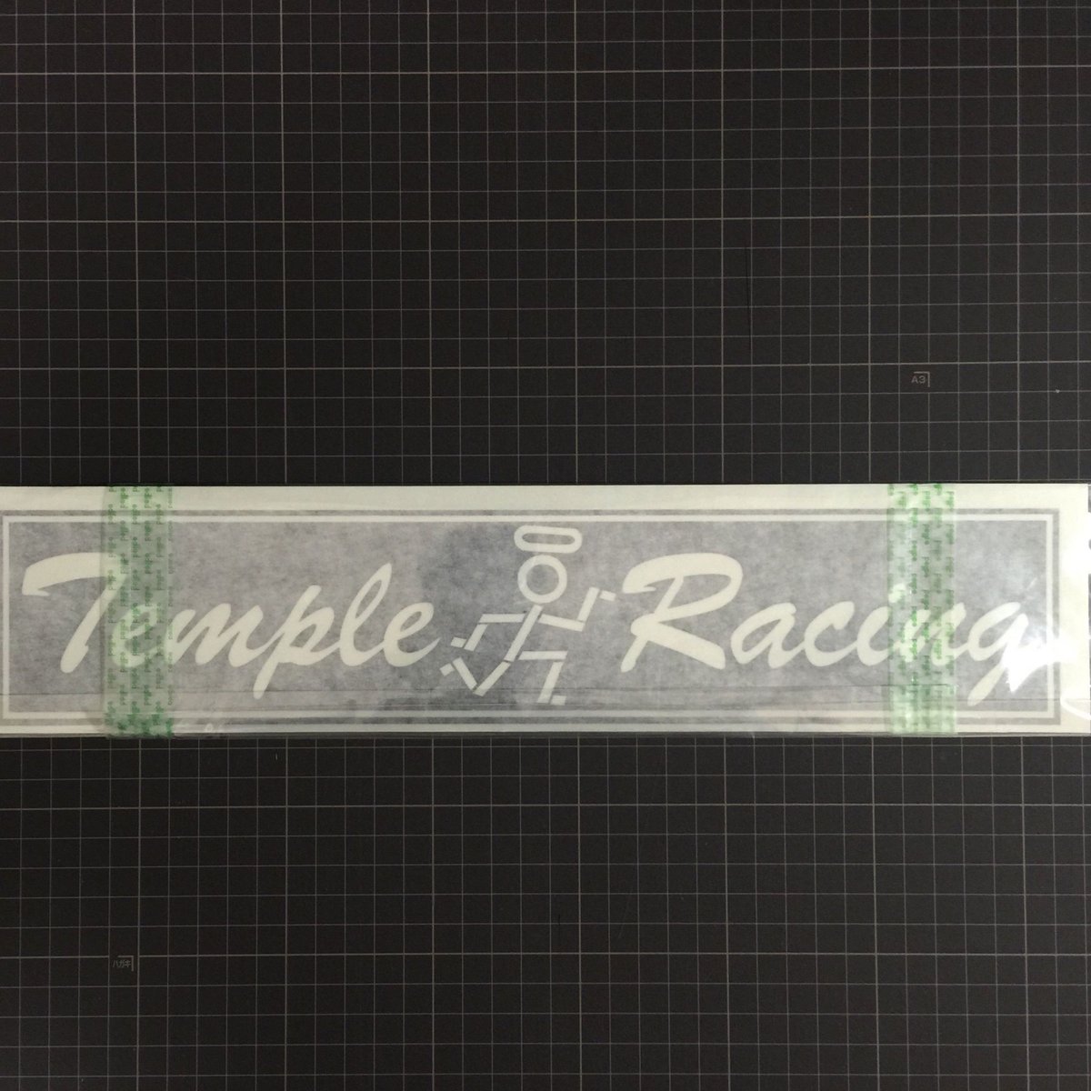 Temple Racing 筆記カッティングステッカー | TEMPLE