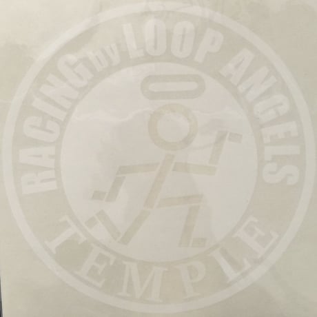 LOOP ANGELS サークル切り抜きステッカー スーパーBIGステッカー | TEMPLE