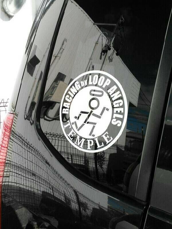 LOOP ANGELS サークル切り抜きステッカー | TEMPLE