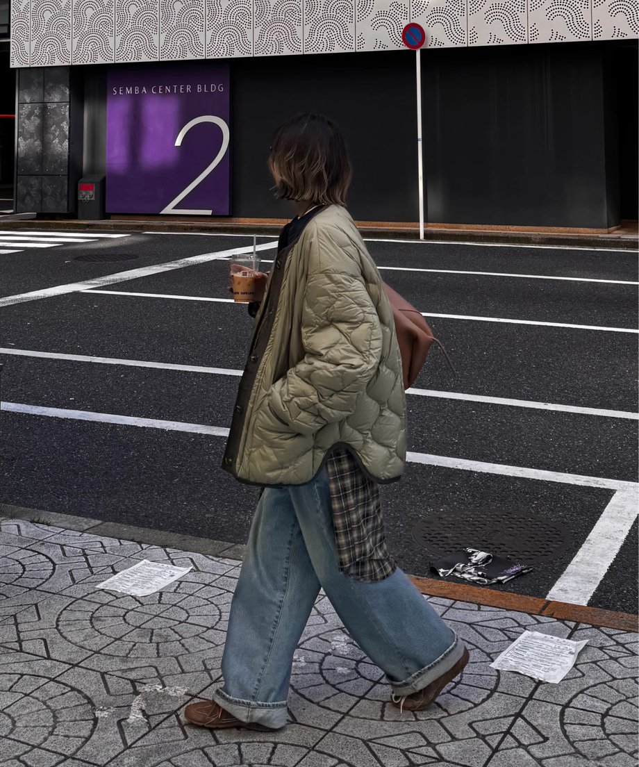 [FASHIRU × EDWIN]vintage wide straight denim(Ja...