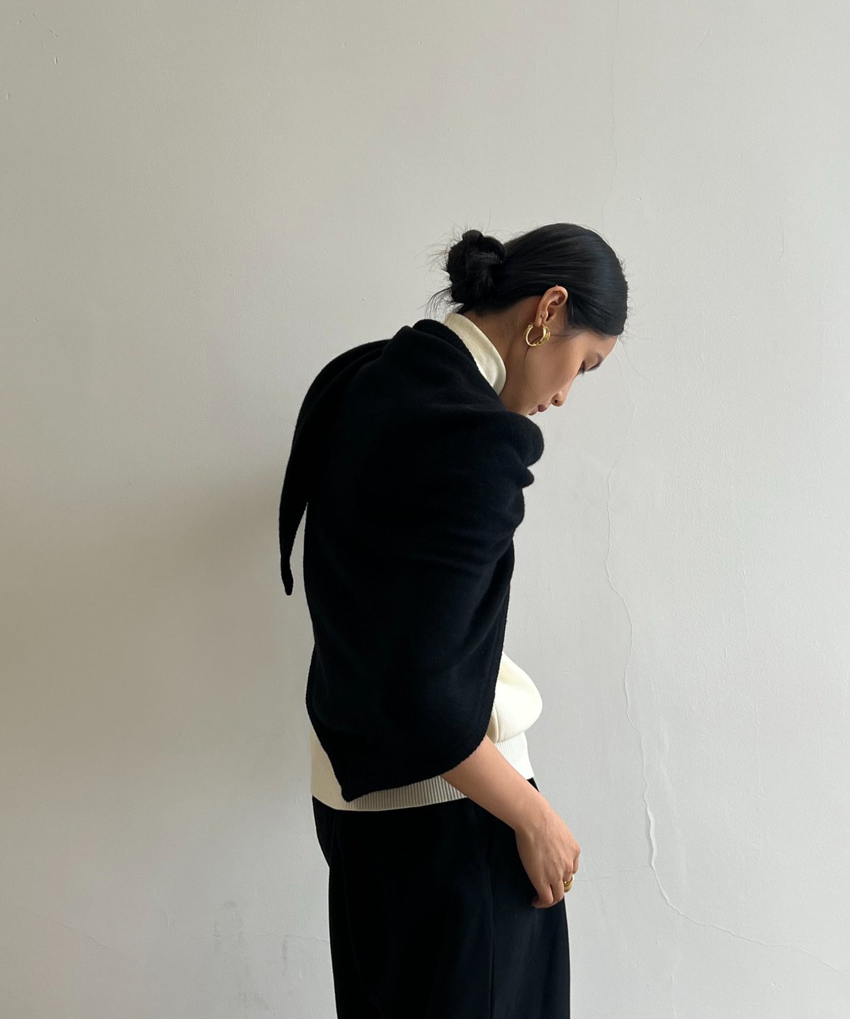 【FINE】triangle wool shawl | F A S H I R U