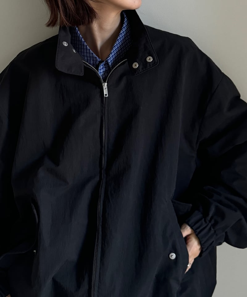 cotton stand collar blouson/2color | F A S H I R U cotton stand collar blouson/2color | F A S H I R U
