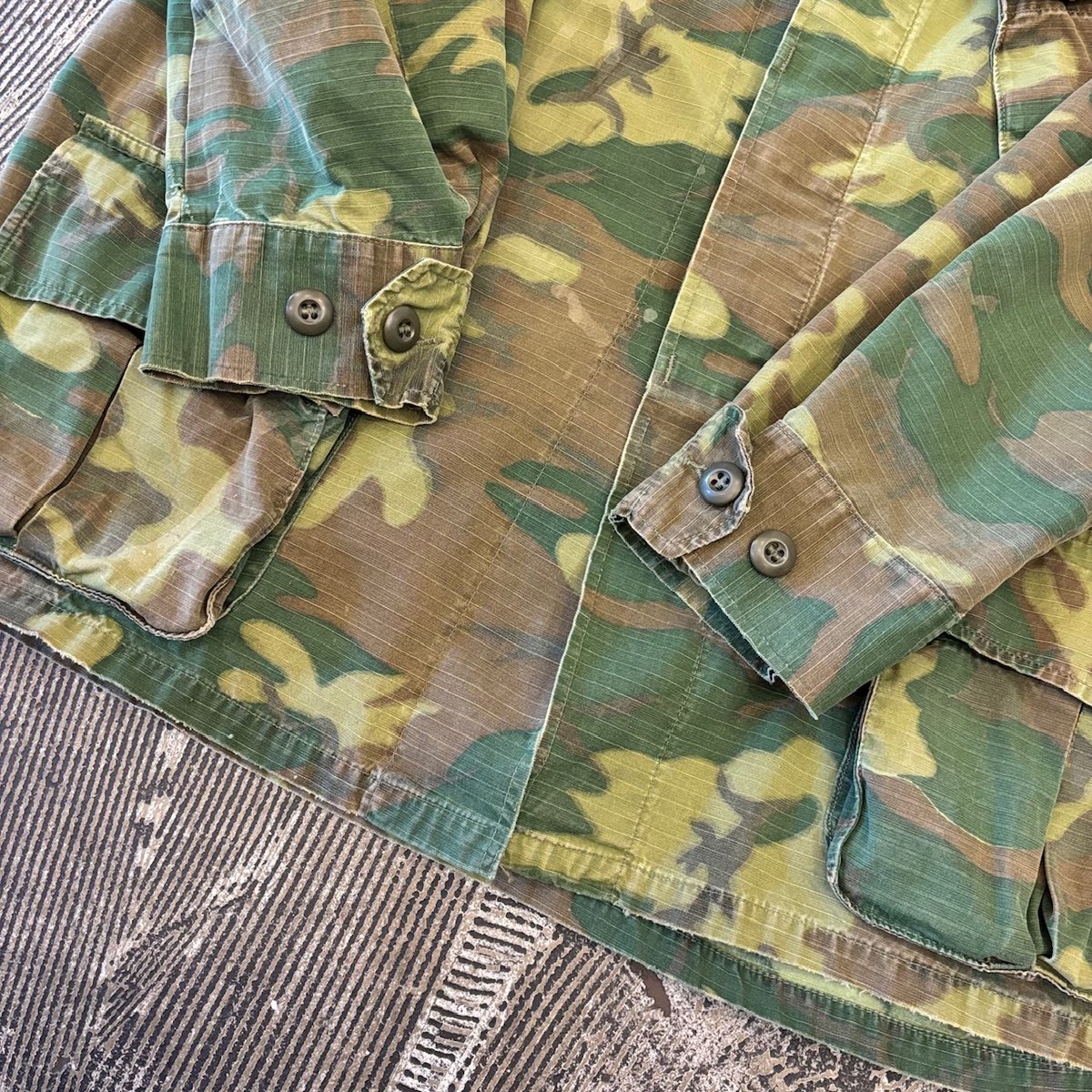 60s US.ARMY ERDL Leaf Patterned Jungle Fatigue ...
