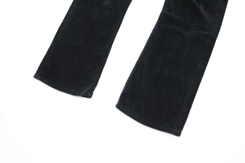 Dior Homme Black Velour Flared Pants 05A/W | St Dior Homme Black Velour Flared Pants 05A/W | St