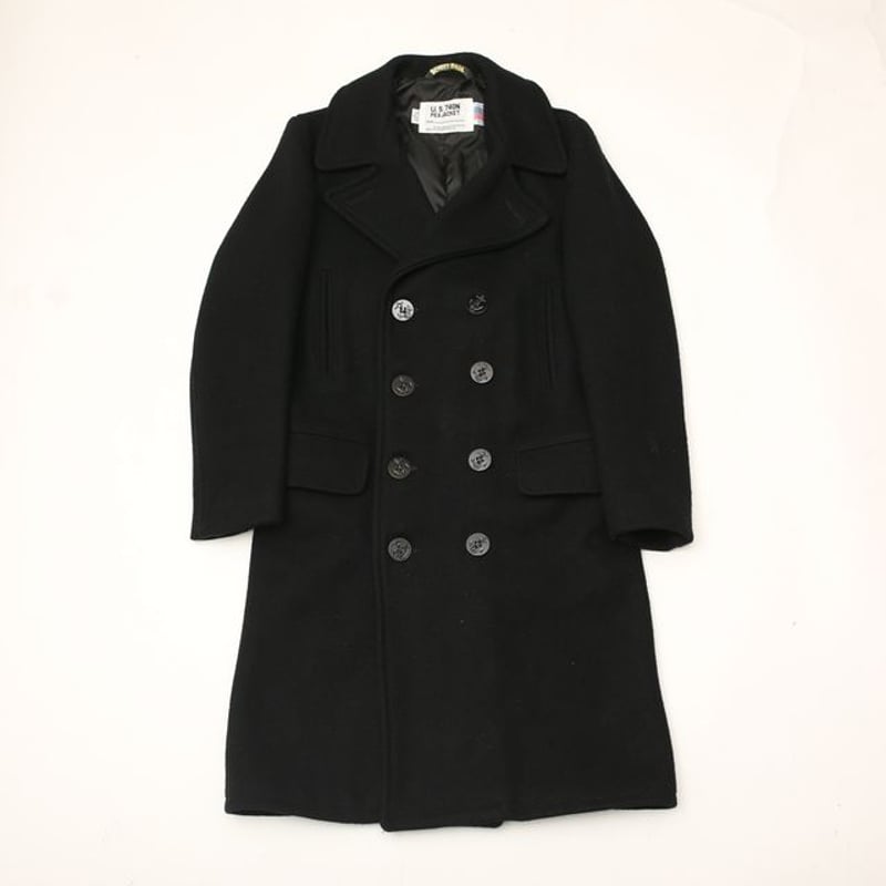Schott 740N Long Pea Coat MADE IN USA | Strato Schott 740N Long Pea Coat MADE IN USA | Strato